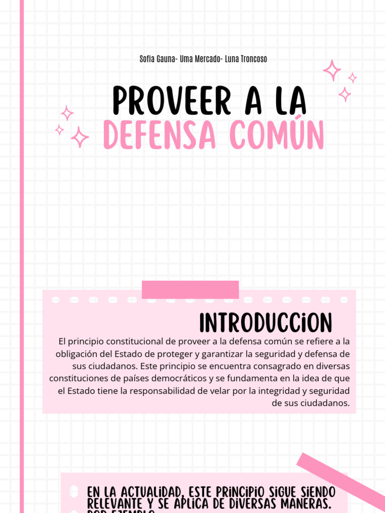 Principio de Defensa Común en Estados | PDF | Estado (política) | Valores