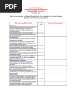 SANRA Checklist | PDF | Systematic Review | Science