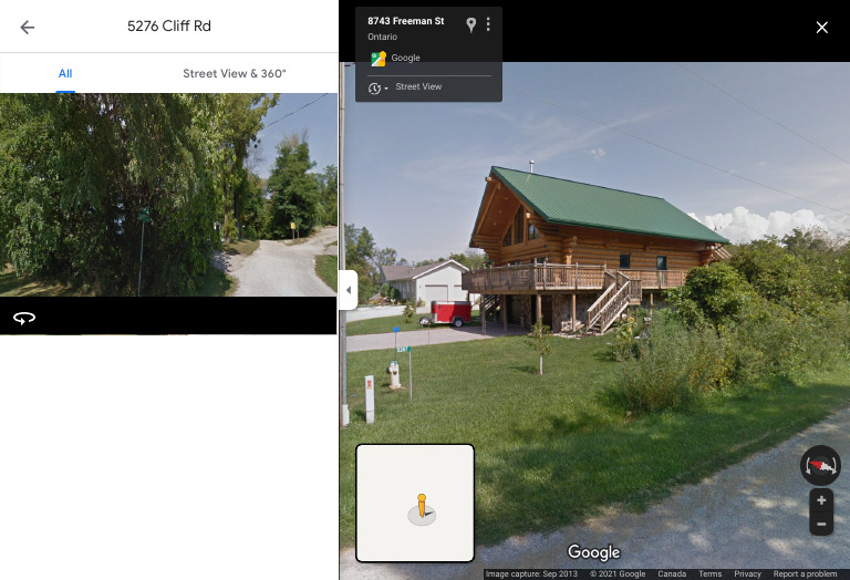 8743 Freeman ST - Google Maps | PDF