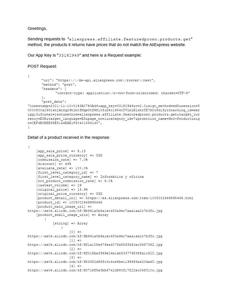AliExpress API Prices VS Site | PDF | Mac Os | Personal Computers