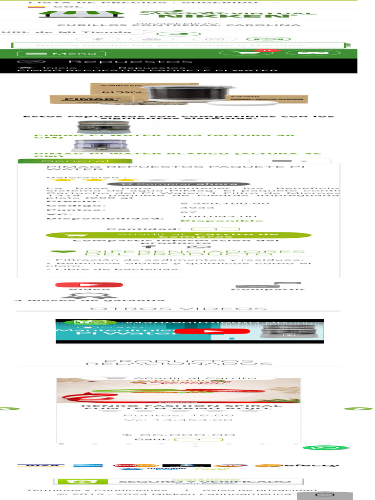 Pimag Repuestos Paquete Pi Water Nikken Repuestos Y Piezas Nikken | PDF ...