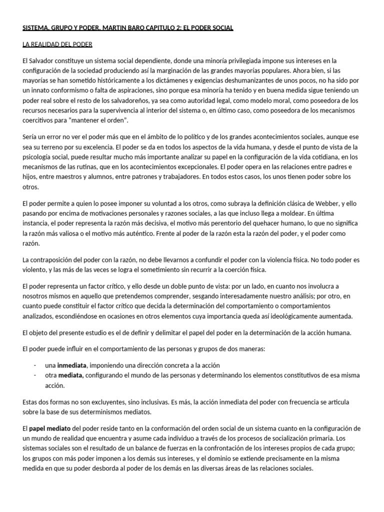 Martin Baro | PDF | Conformidad | Comportamiento