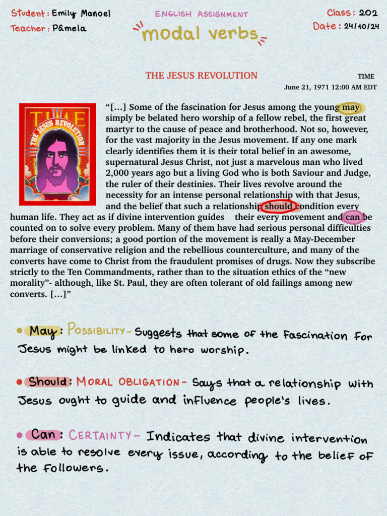 Trabalho de Inglês - Modal Verbs | PDF