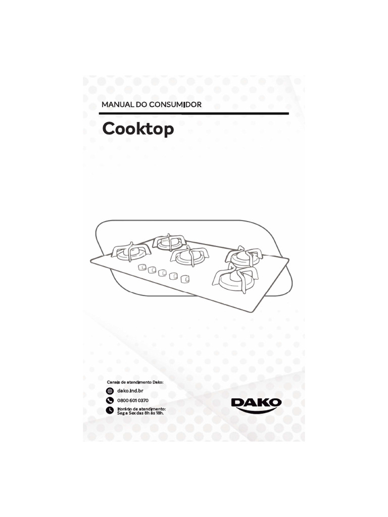 A-00 Manual Instrucao Cooktop Dako 22 LT | PDF