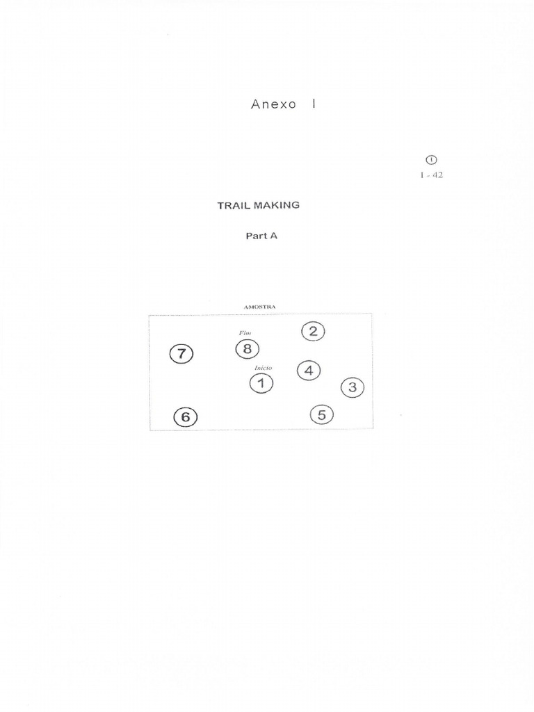 Trail Making Test - Caderno de Tarefas | PDF