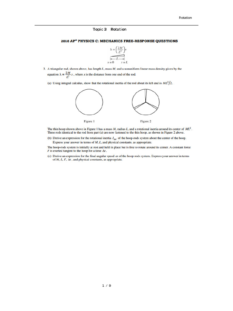 Topic 3 Rotation 13-18 6个 | PDF