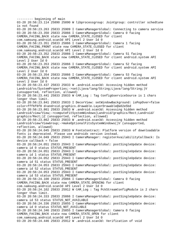 logcat | PDF | Software Development | System Software