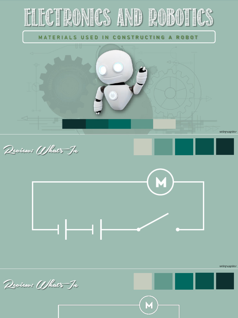Robot Construction Materials Overview | PDF | Metals | Polymers
