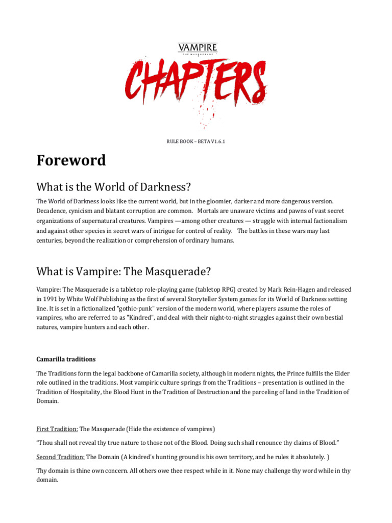 VTMC Rules Beta | PDF