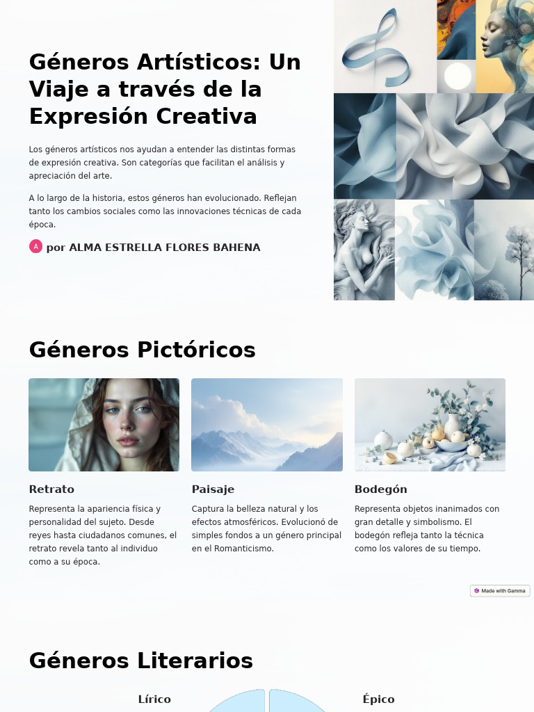 Evolución de los Géneros Artísticos | PDF | Barroco | Género