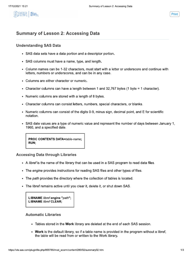 Lesson 2 Accessing Data Pdf