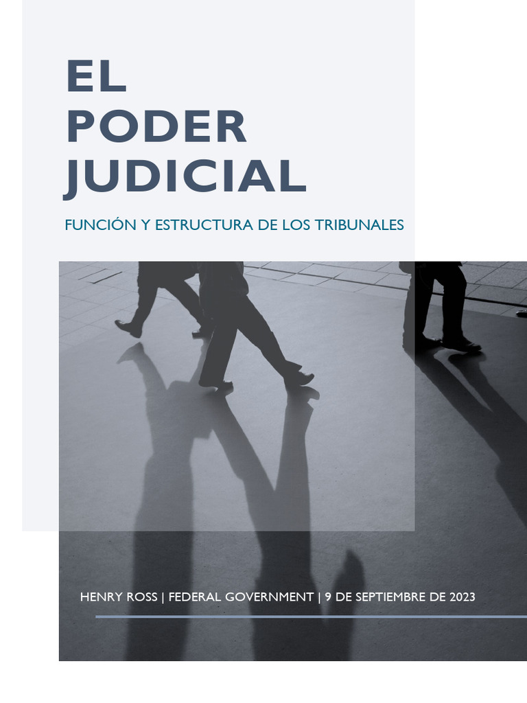 EL Poder Judicial: Función Y Estructura de Los Tribunales | PDF