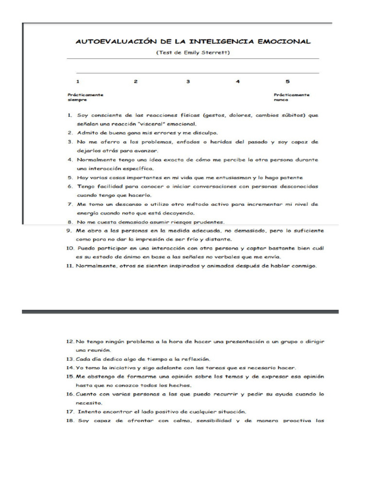 INTERPRETACION TEST | PDF