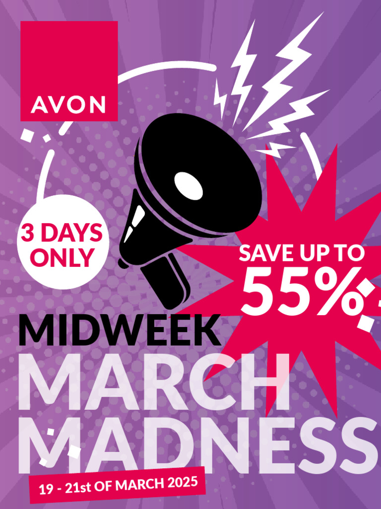 Midweek March Sale Avon Valid From 19 To 21 March 2025 | PDF | Body Art ...