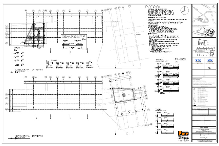 plano losa concreto 2B | PDF