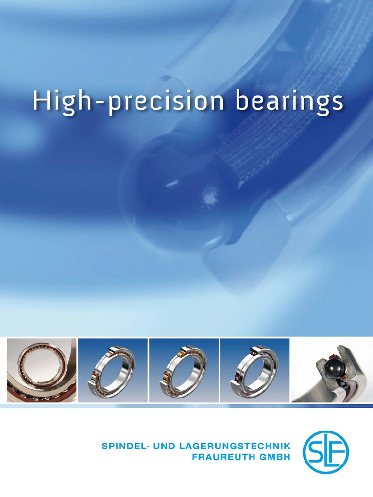 SLF High Precision Bearings | PDF | Bearing (Mechanical) | Engineering Tolerance