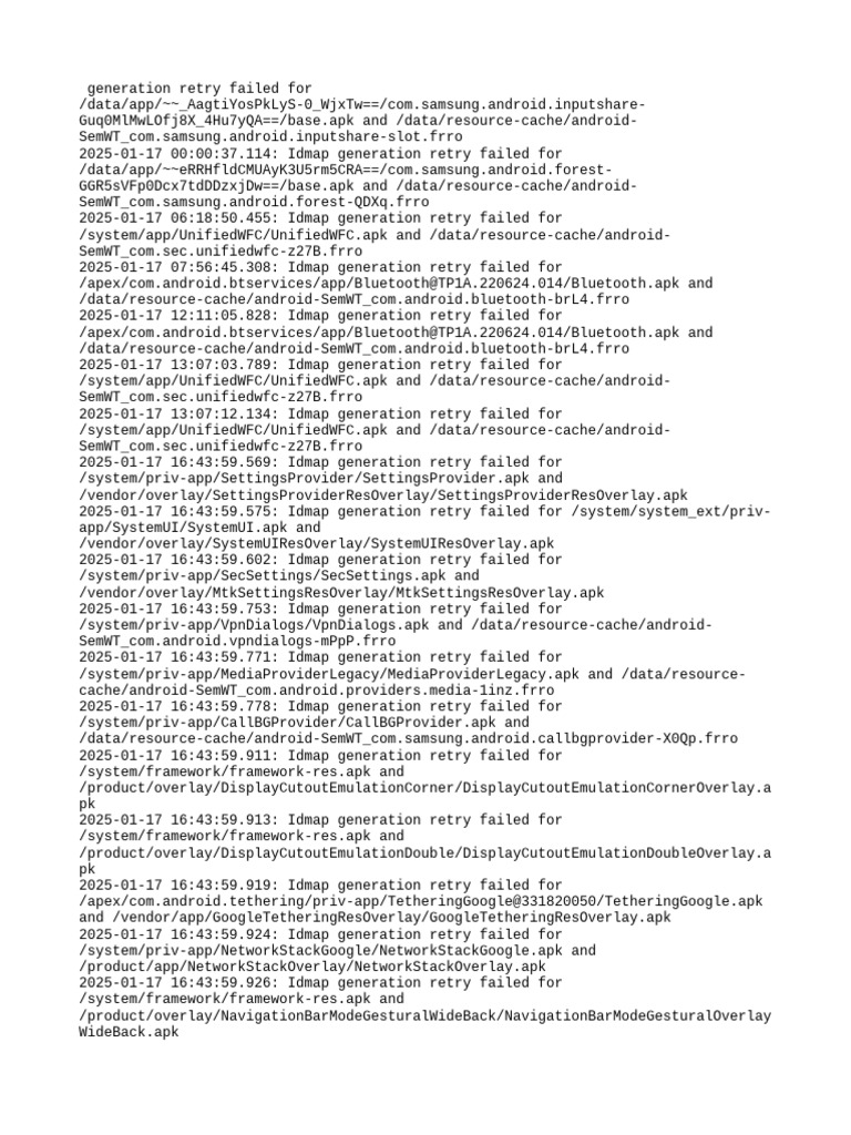lom_log | PDF | Android (Robot) | Operating System Technology