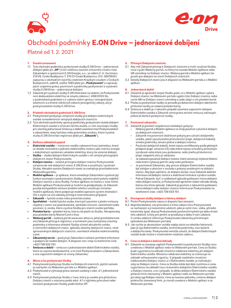 EON Drive CZ OTP 2021 | PDF