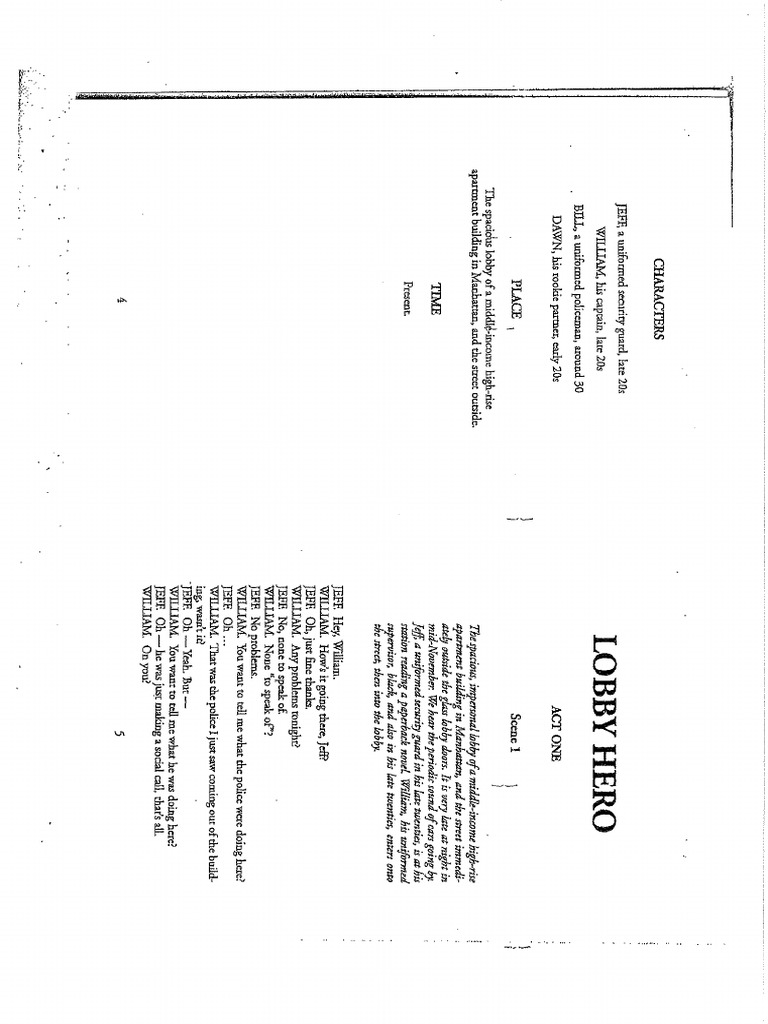 Lobby Hero | PDF