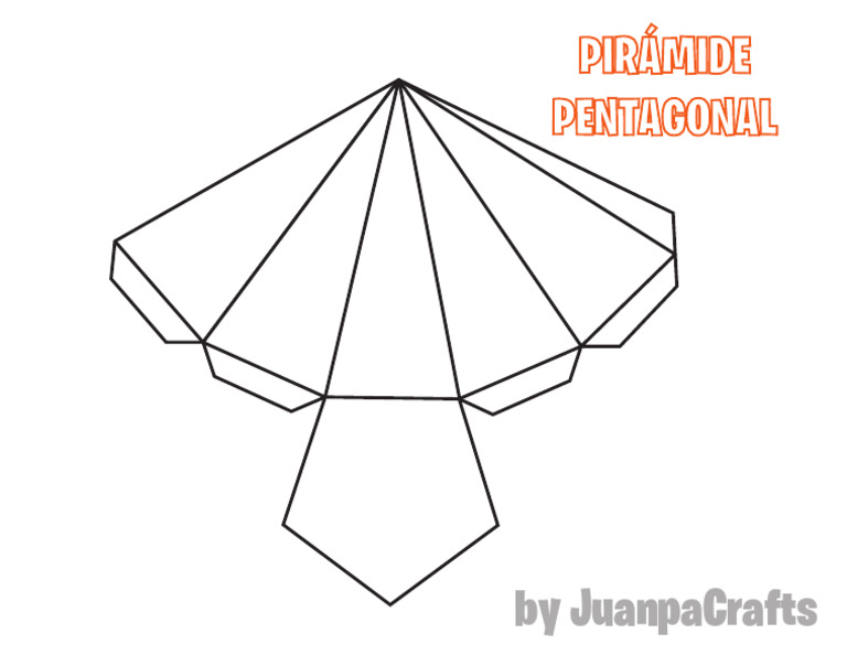 Pirámide Pentagonal: Guía de JuanpaCrafts | PDF