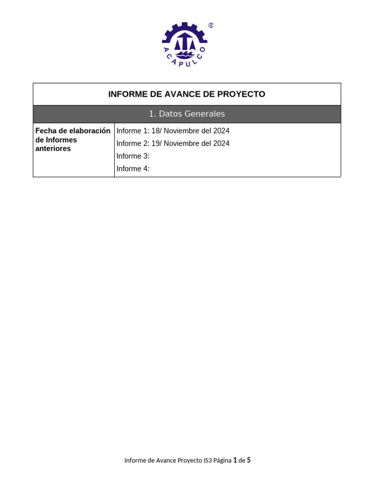 Informe de Avance Proyecto IS3 | PDF | La seguridad informática | Seguridad