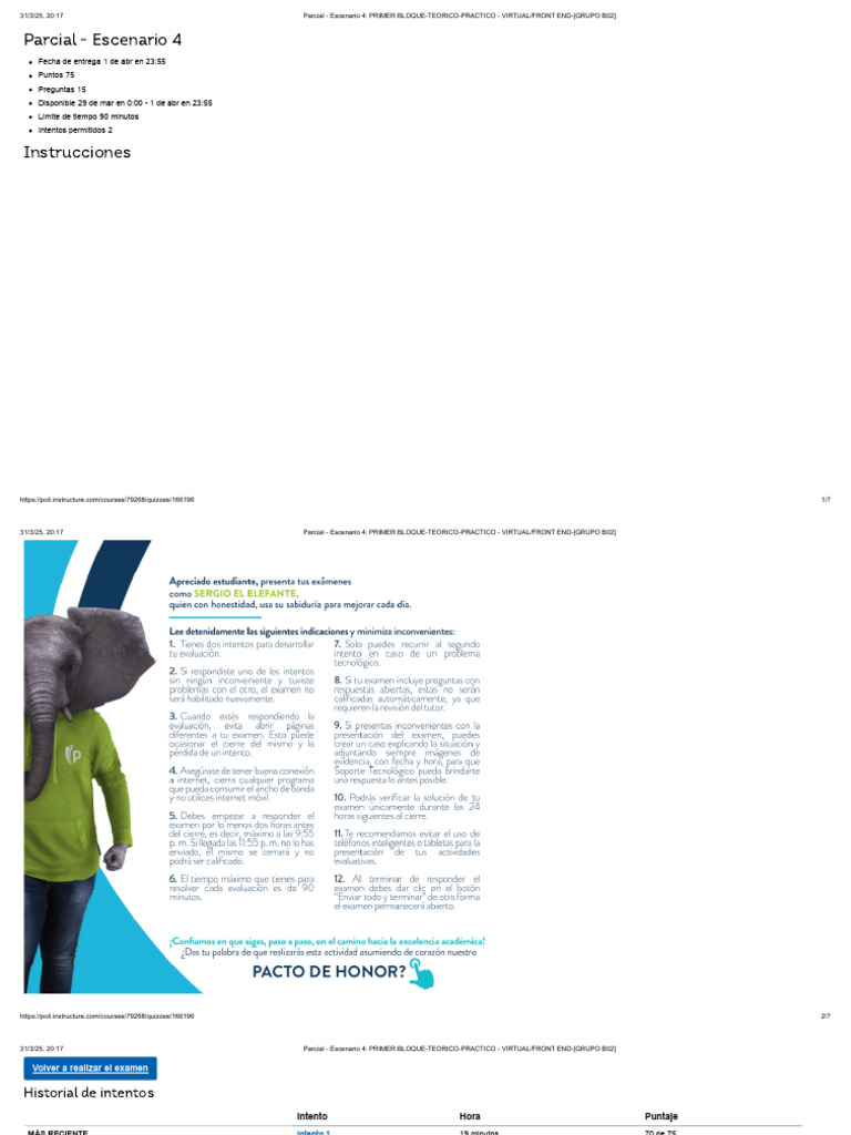 Parcial - Escenario 4 - PRIMER FRONT END | PDF | Script Java | Desarrollo web