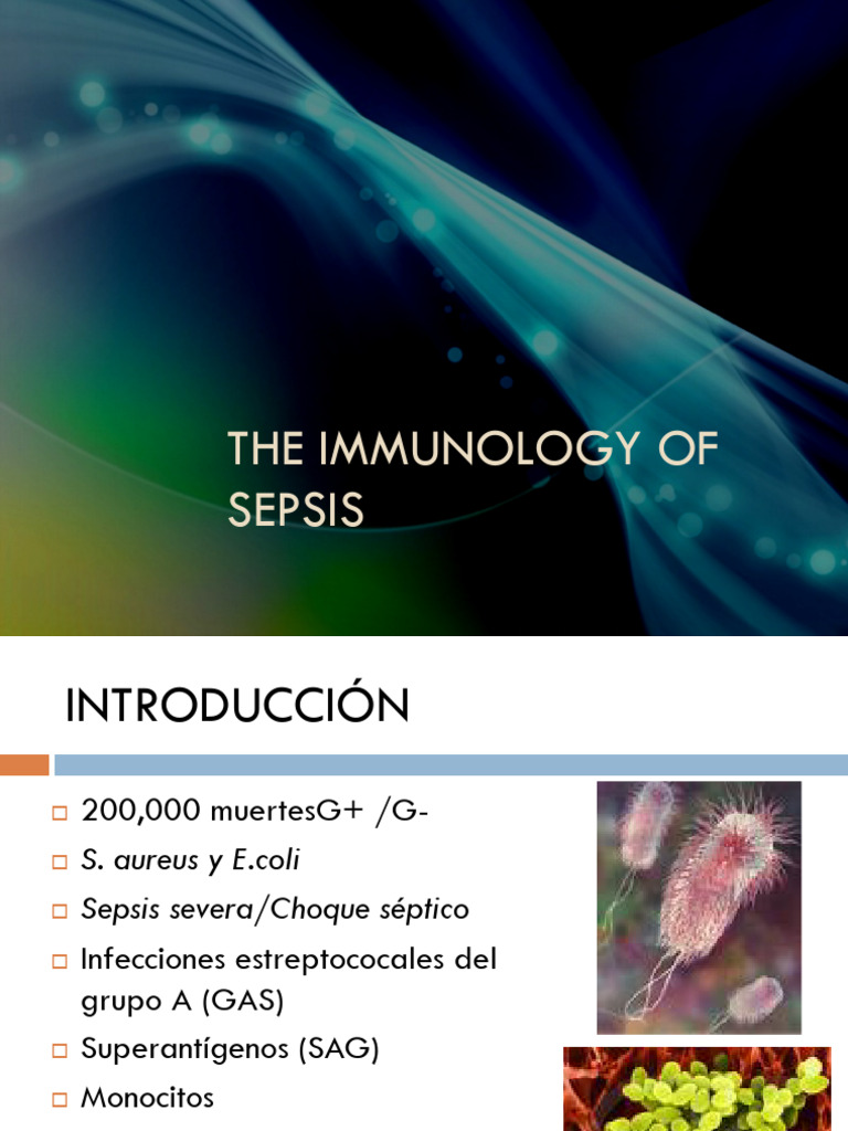 Inmunología y Patofisiología de la Sepsis | PDF