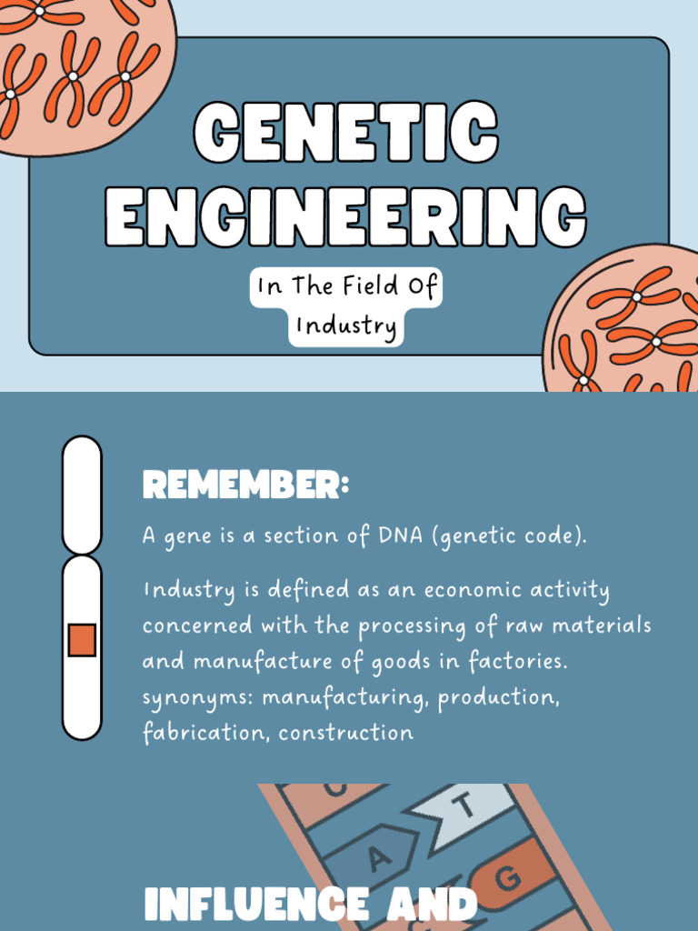 Genetic Mutations Science Presentation in Blue Orange Flat Graphic ...