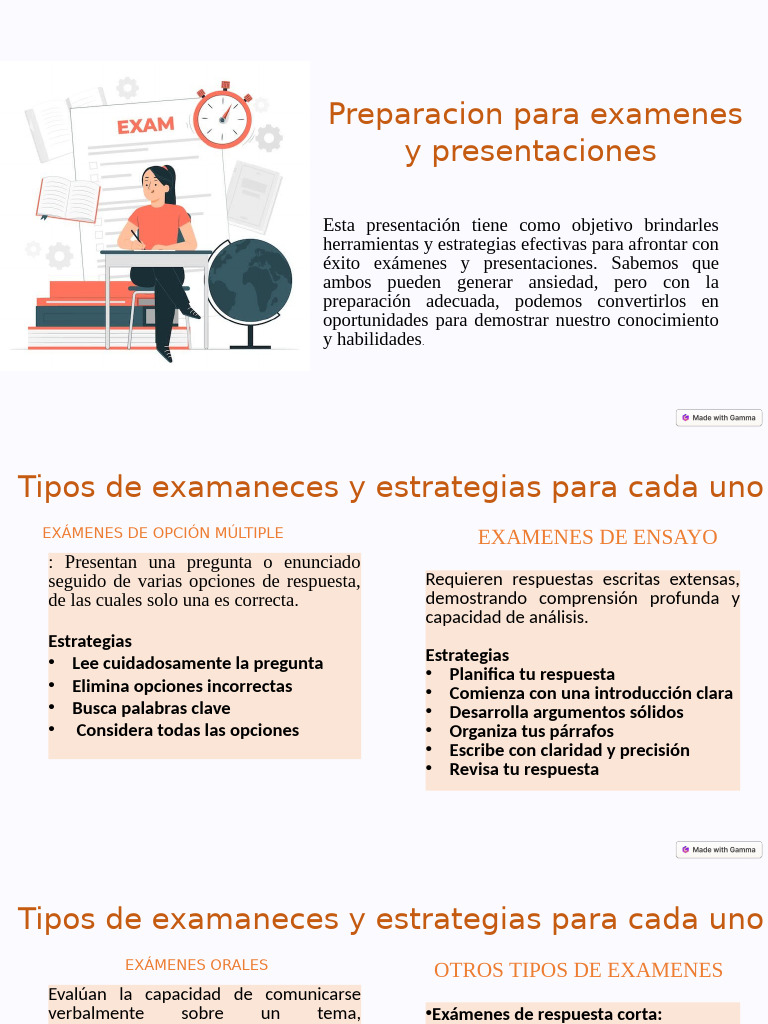 Clase 3 - Preparacion de Examenes | PDF | Aprendizaje | Habilidades de ...