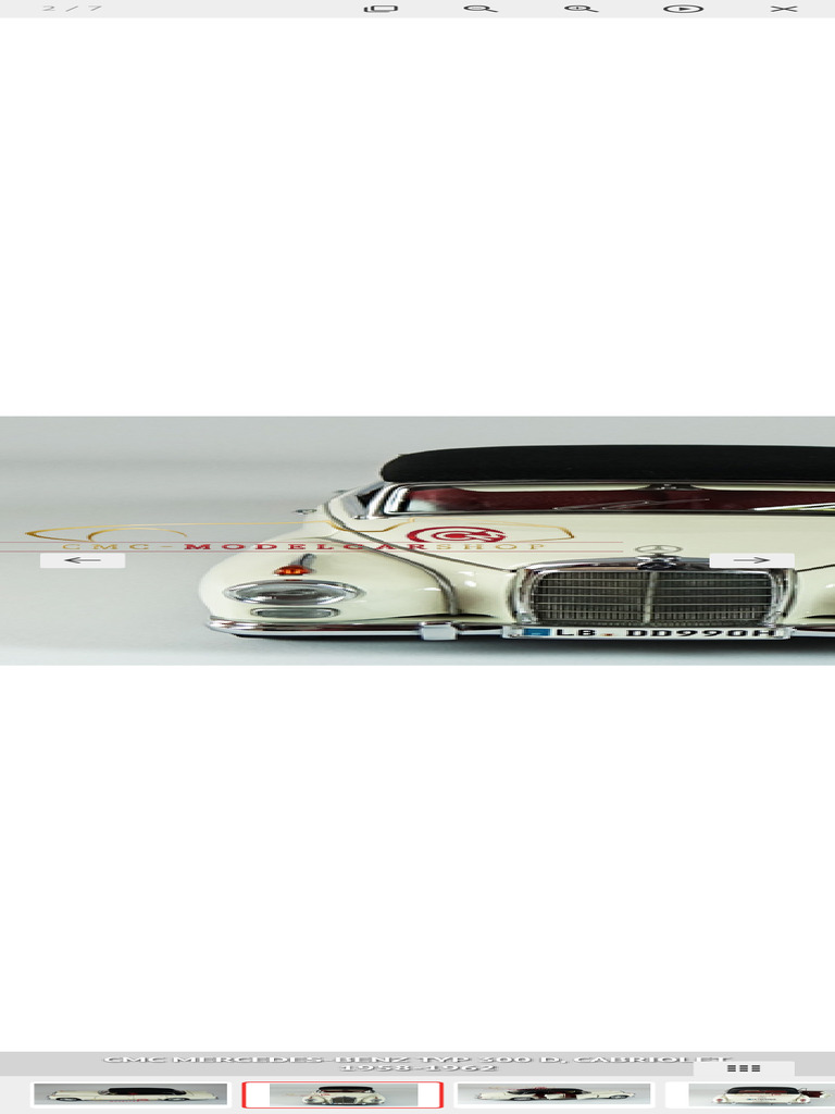 CMC Mercedes-Benz 300 D, Model Car, Miniature, Modellauto | PDF ...