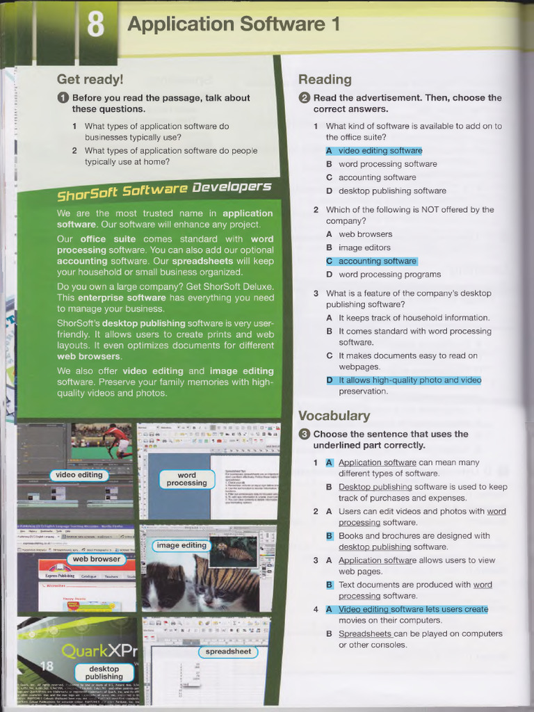 U8_Application software 1 | PDF | Application Software | Editing