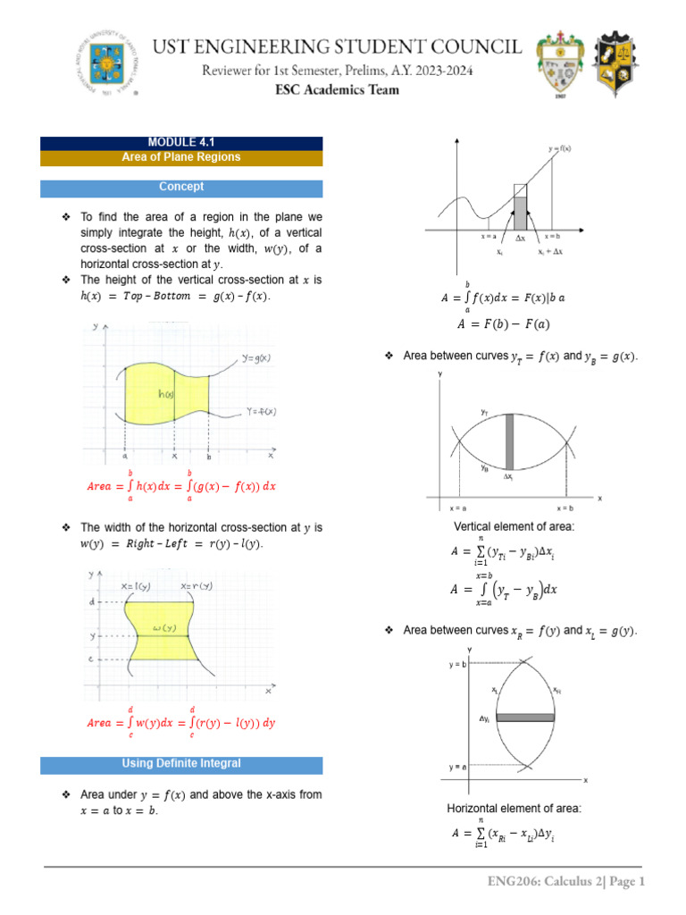 ESC - ACADS - ENG206 T2 Finals Reviewer 2324 | PDF | Pressure | Geometry