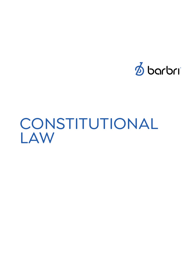 2b. CMR Con Law Outline | PDF | Standing (Law) | Article Three Of The ...