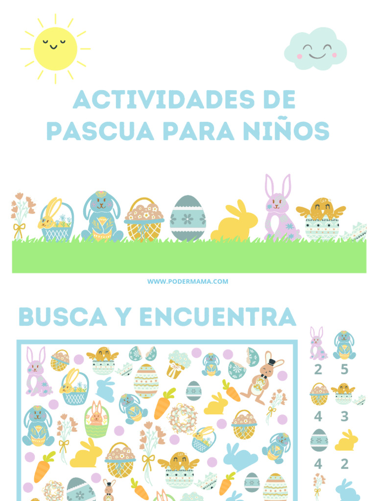Actividades de Pascua para Niños | PDF