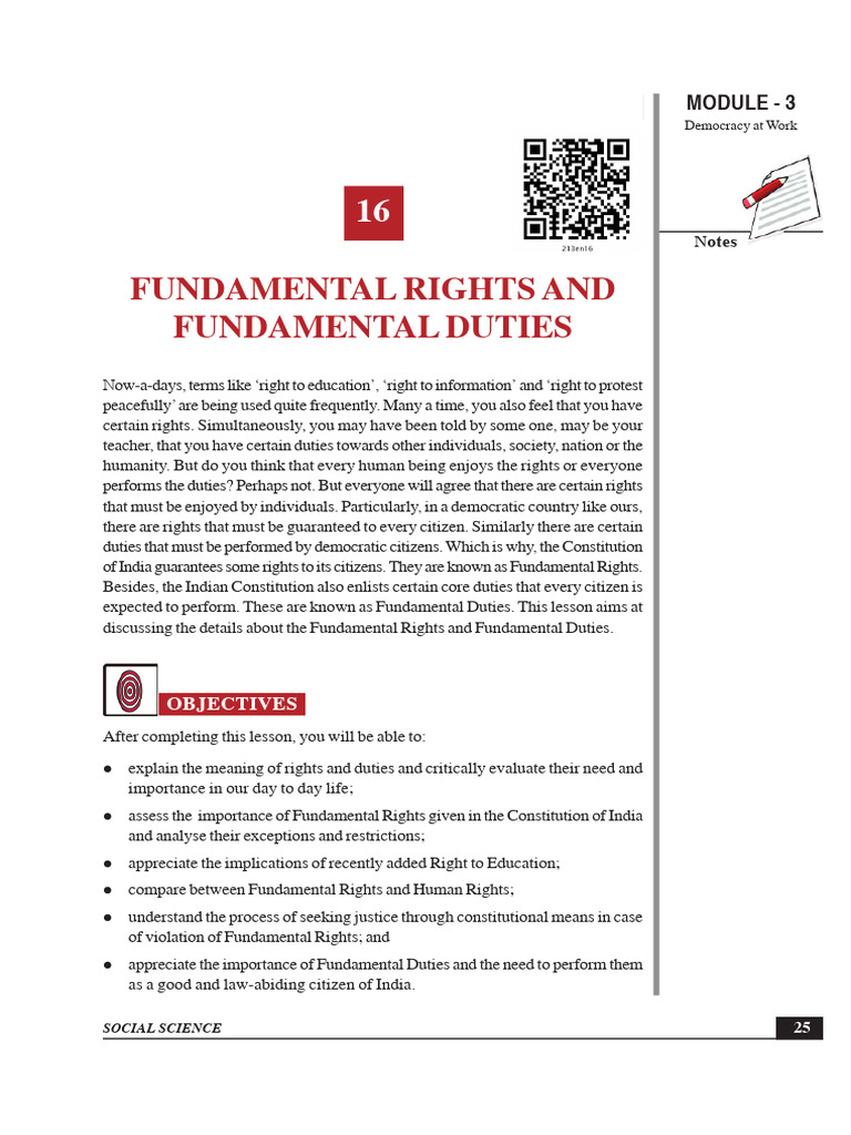 Overview of Fundamental Rights in India | PDF | Politics | Law
