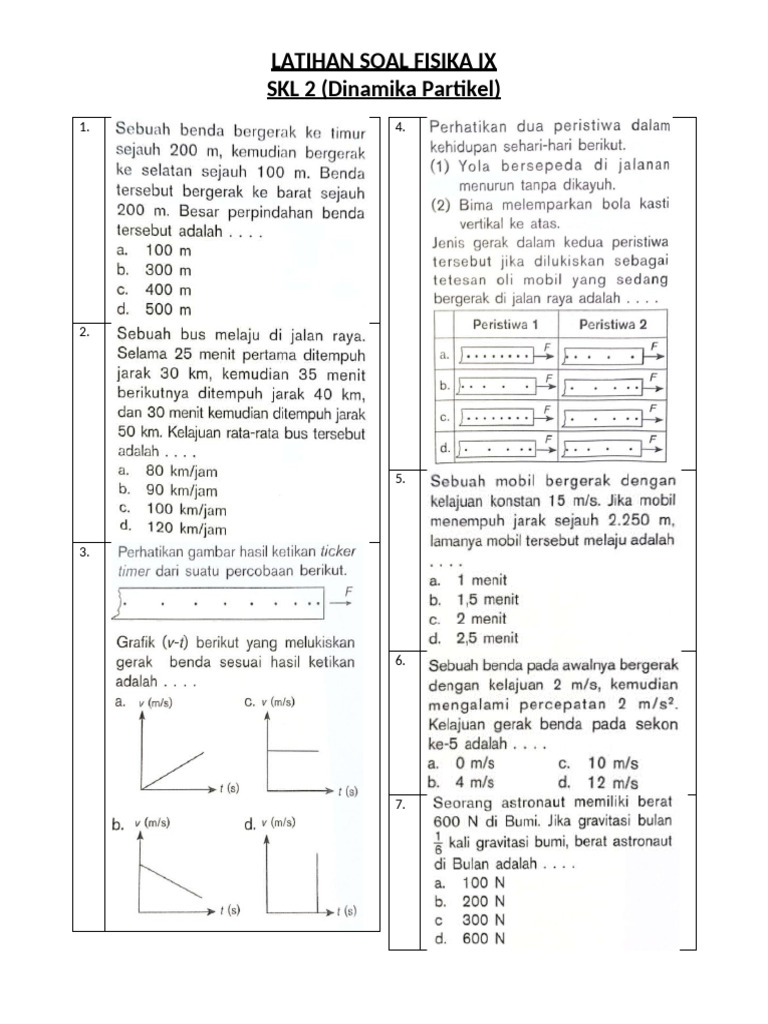 Lat Soal SKL 2 | PDF