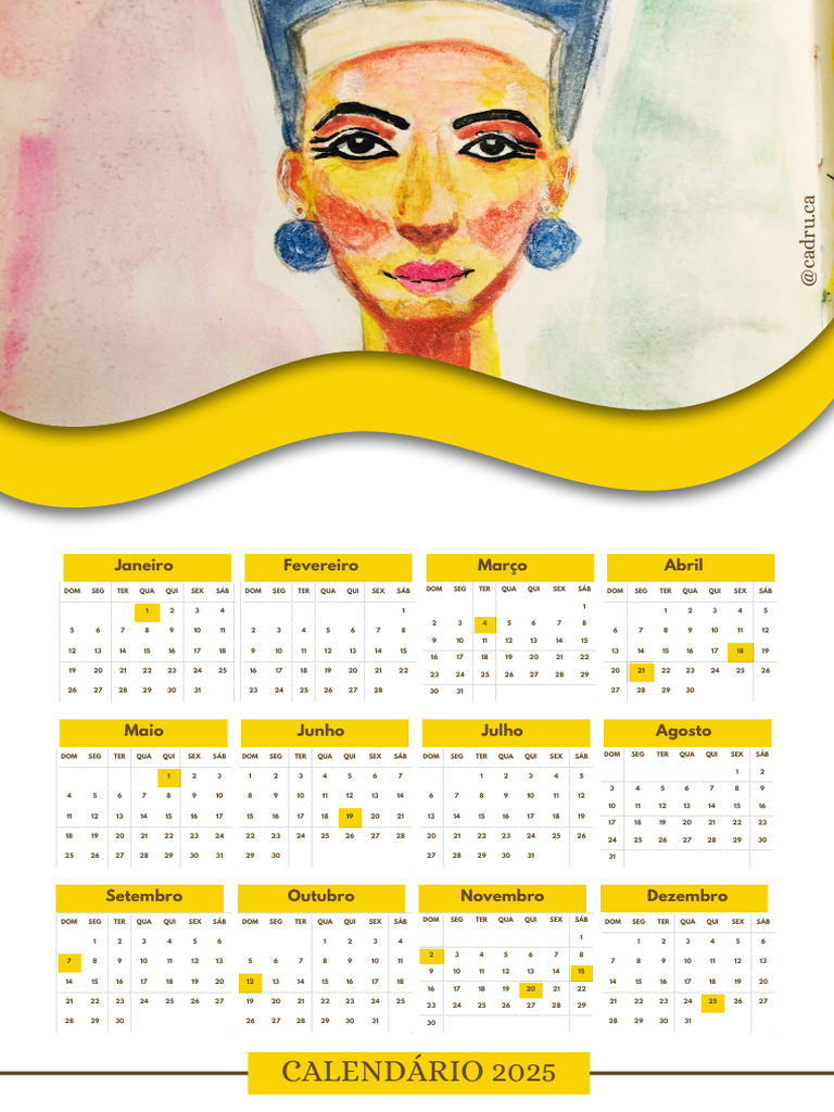 Cadru Calendar 2025 - C1234 PDF | PDF