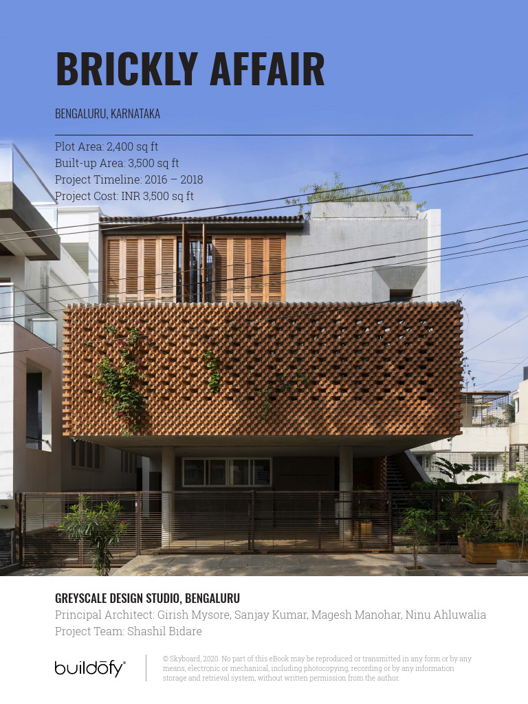 Greyscale Design Studio - Brickly Affair Residence | PDF | Building Materials | Architectural ...