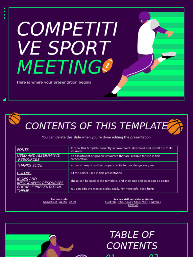 Competitive Sport Meeting by Slidesgo | PDF | Planets | Saturn