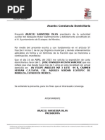Constancia Domiciliaria Anabel Huerta | PDF