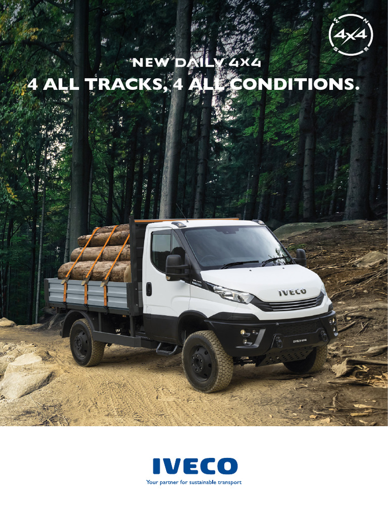 IVECO Daily 4x4: Versatile 7 Ton Vehicles | PDF | Four Wheel Drive | Axle