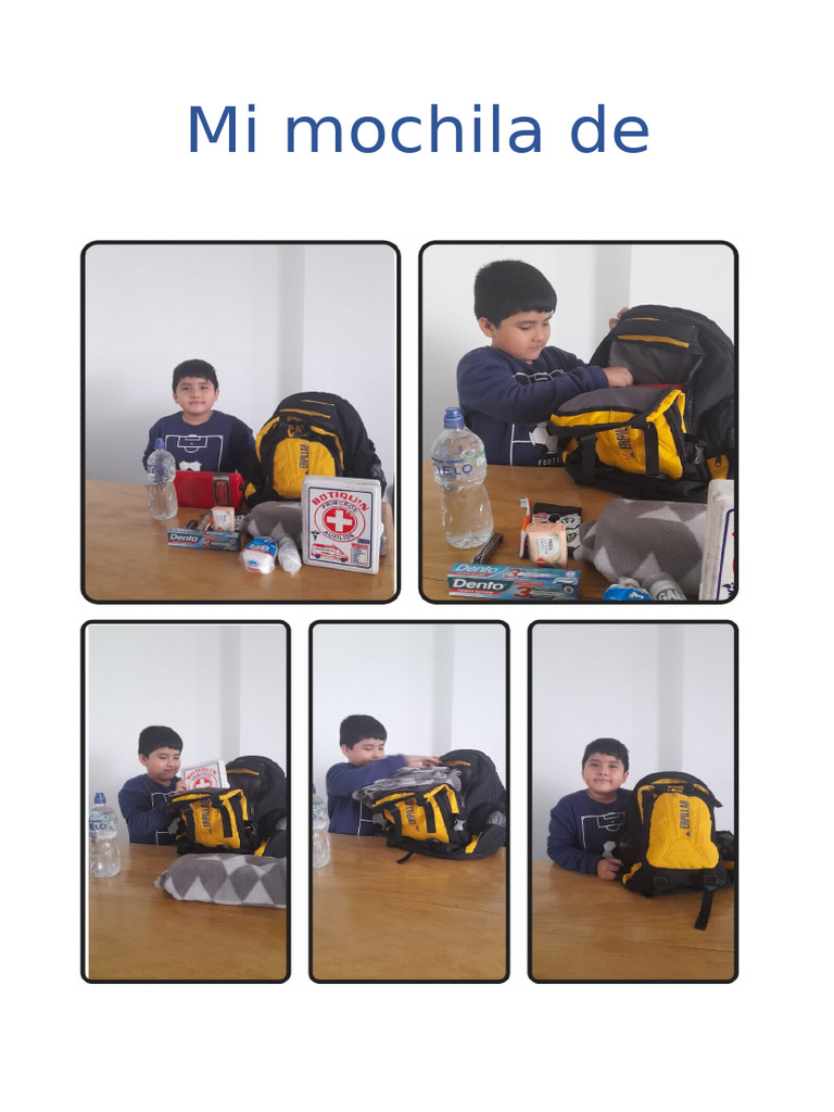 Mi Mochila de Emergencia | PDF