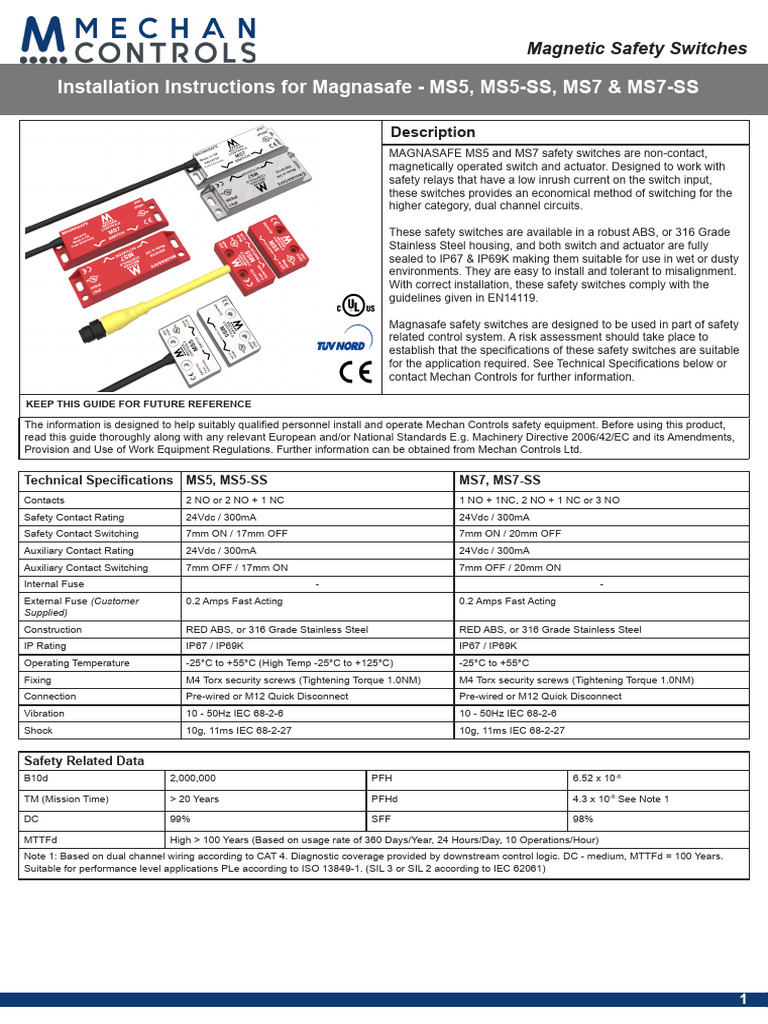 350-401-Iss13-MECHAN-MS5-MS7-Installation-Guide | PDF | Switch | Equipment