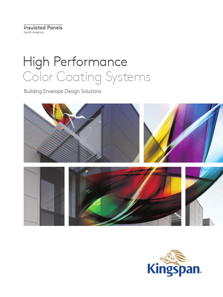 Kingspan Insulated Panels Color Chart en Us Ca | PDF | Coating ...