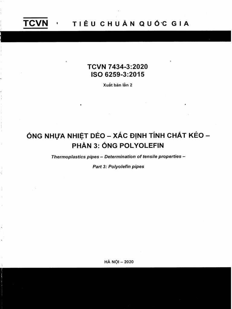 Tieu Chuan Viet Nam TCVN 7434-3-2020 Bo Khoa Hoc Va Cong Nghe | PDF