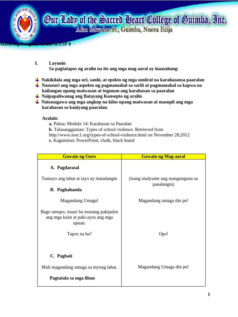 New-Lesson-Plan in ESP | PDF