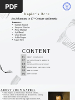 Napier's Bones: A Calculation Guide | PDF | Arithmetic | Mathematics