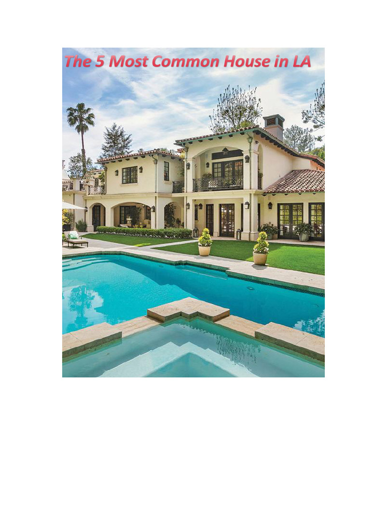 LA Houses | PDF | Architectural Design | Architecture