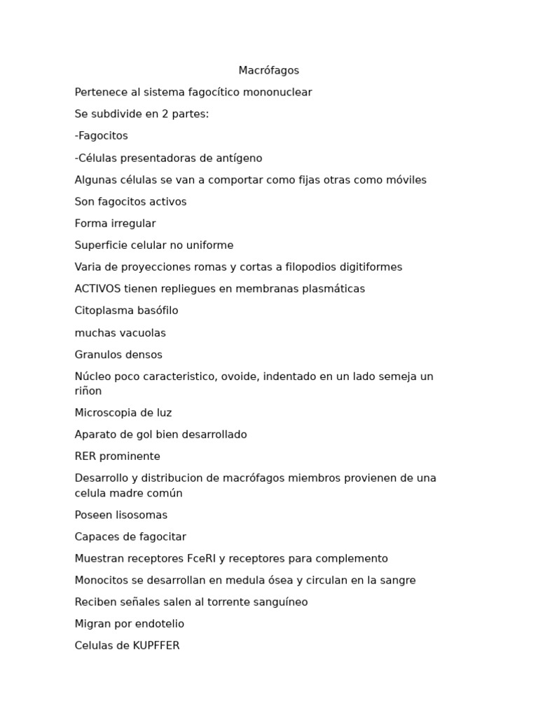 Macrófagos | PDF