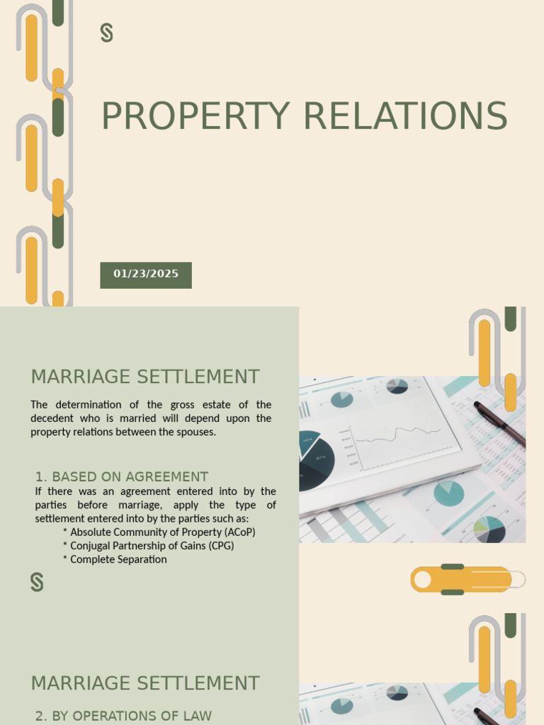 PROPERTY-RELATIONS | PDF | Marriage | Property